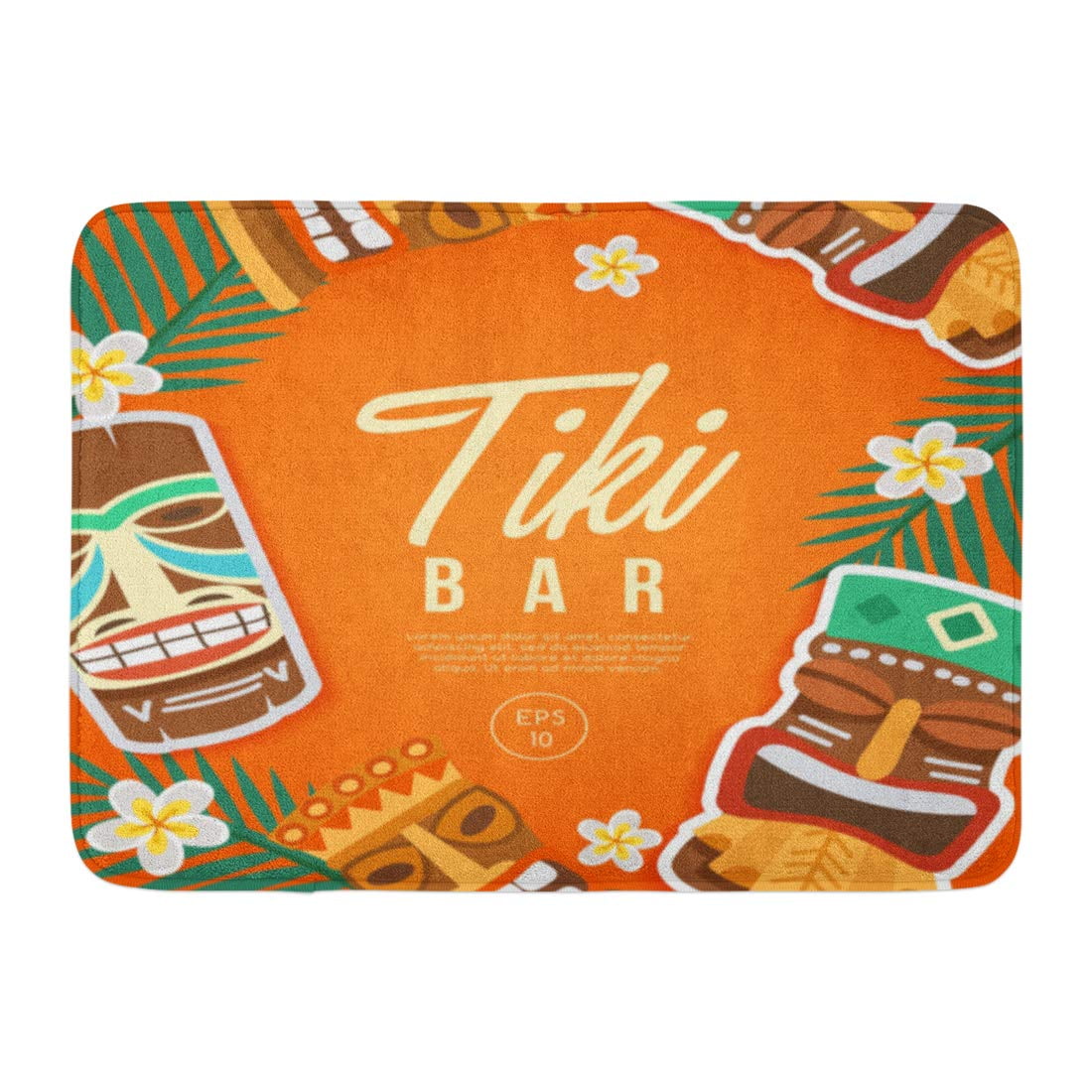GODPOK Hawaii Colorful Bar Tiki Tribal Mask Hawaiian Party Polynesian ...