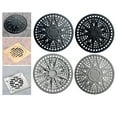 Shower Drain Hair Catcher Shower Drain Covers Protector Clog Bath ...