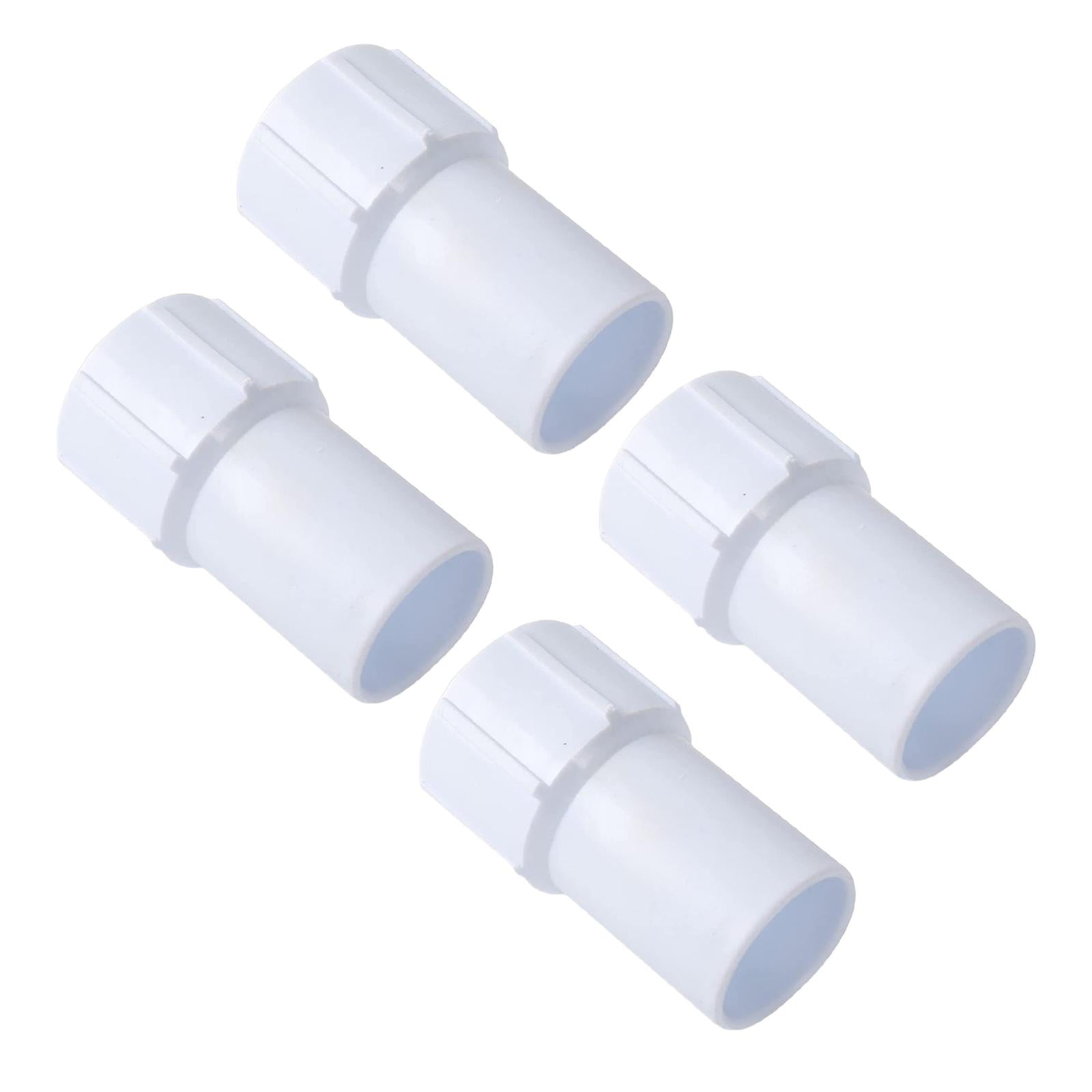 Pool Vacuum 1-1/2" Pool Hose Adapter for Spiral-wound Vacuum Hoses 4PCS ...