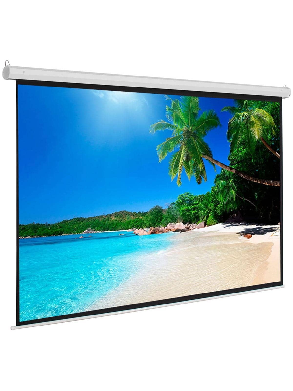100 INCH 4:3 Manual Projector Screen Matte White | Walmart en línea
