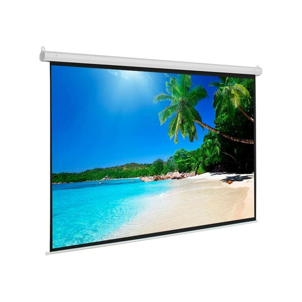 100 INCH 4:3 Manual Projector Screen Matte White | Walmart en línea