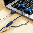 onn. Earphones with USB-C Connector, Navy - Walmart.com