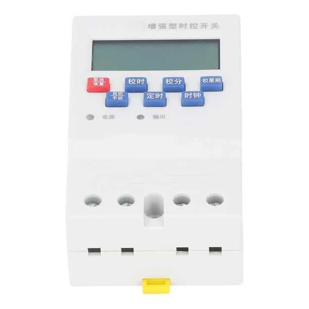 Interruptor de control de tiempo, temporizador digital programable ...
