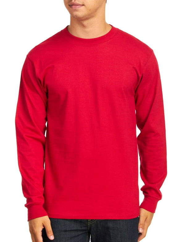 red long sleeve t-shirts