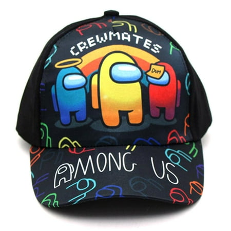 Kids Hat Among Us Impostor And Crewmate Baseball Cap(D Pattern,Age ...