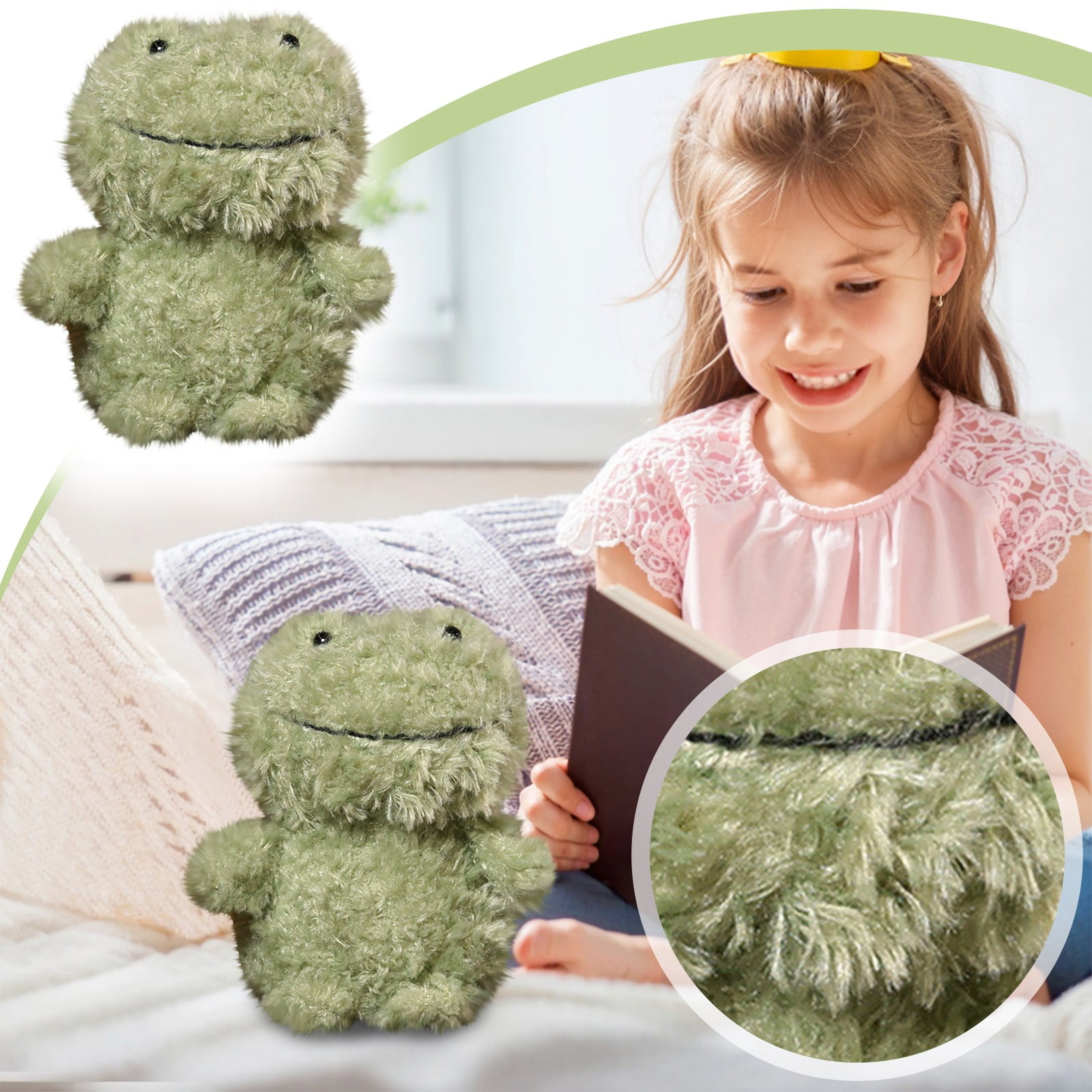 Jellycat Jellycat Toys Curly-frog Stuffed Animal | Walmart en línea