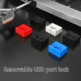 WINDLAND Removable USB Port Blockers USB Security Lock Protect Computer ...