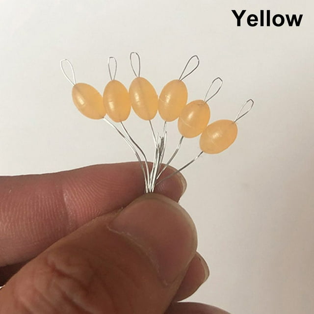 60pcs(10 Groups) Durable Catfish Flotador Resistance Good Quality Luminous Space Beans Fishing ...