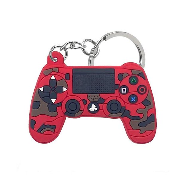 Pvc Game Machine Keychain & Keyring Cute Gamepad Joystick Key Chain Ps4 ...