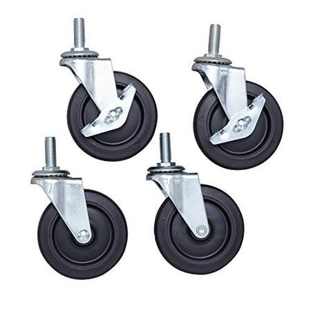 Iris Ohyama Rack Metal Rack Parts Caster Large 4 Pieces Pole Diameter ...