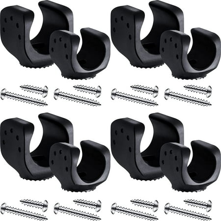 8 Pieces Flashlight Mounting Brackets with Screws Versatile Clip Mount ...