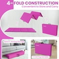 BalanceFrom Folding Exercise Mat, 10ft x 4ft Four Fold Exercise Mat ...