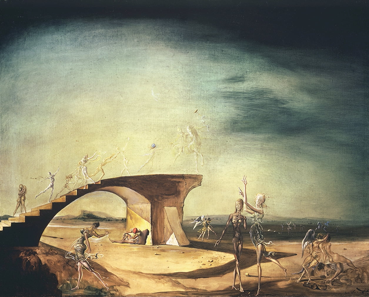 Salvador Dali Wall Art Dalí The Broken Bridge and the Dream Surrealist ...