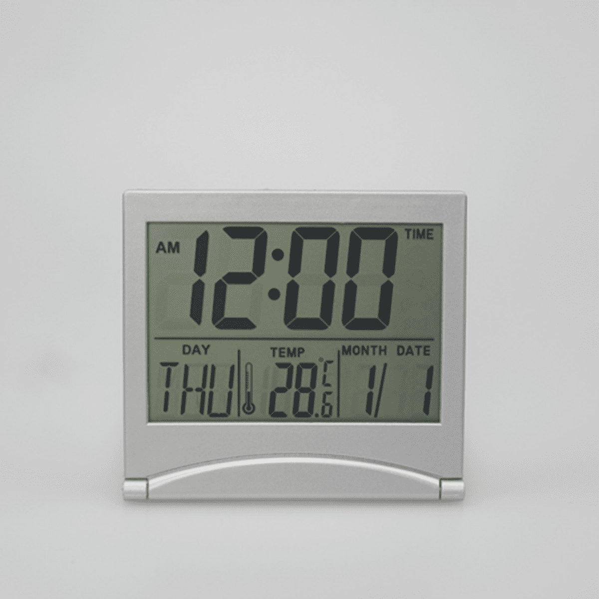 Large Atomic Wall Clock with Auto Backlight, Calendar, Temperature, and ...