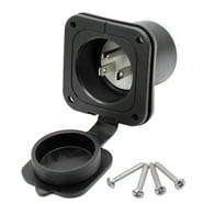 Park Power 200BBIWRV White 20 Amp Power Inlet - Walmart.com