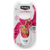 Schick Silk Effects+ Razor Handle with Twin Blades, Lubricating Strip ...