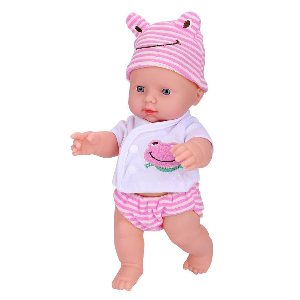 High Simulation Vinyl Baby Doll With Clothes Newborn Sleeping Bath Toy ...