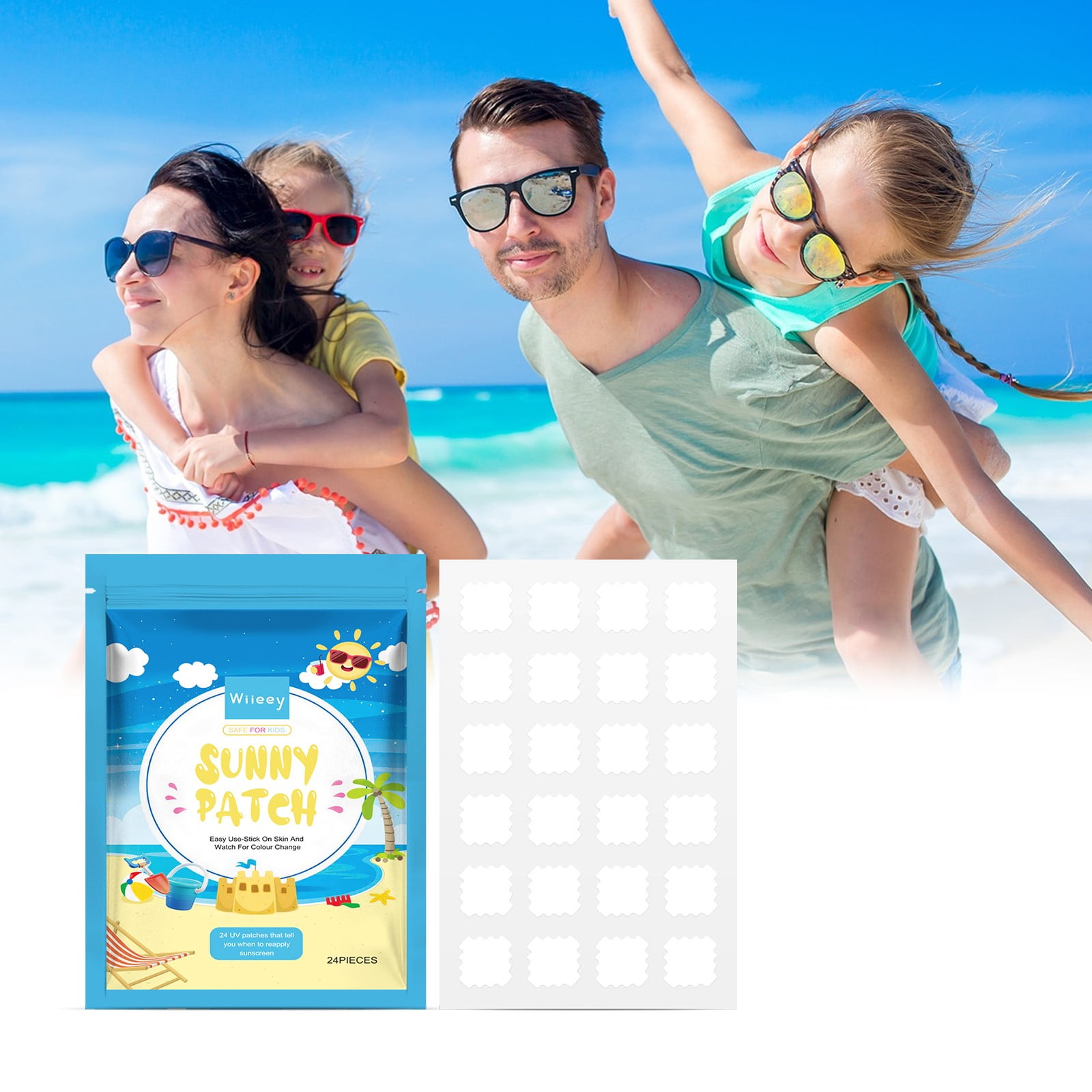 UV Stickers For Sunscreen Outdoor Cut Patch For Skin Soothing Facial ...