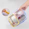 3 Compartment Stainless Steel Lunch Box with Leak-Proof Lids Food ...