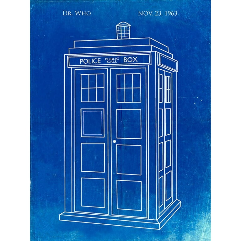 Tardis Doctor Who Drawing