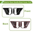 Unique Bargains Interior Door Handle Bowl Cover Trim for Nissan New ...