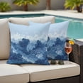 Abstract Pine Trees Outdoor Waterproof Throw Pillow Covers 18x18 Set of ...