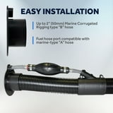 Five Oceans Outboard Rigging Hose Flange with Fuel Port, Outboard ...