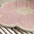 yuHome Flower Shaped Coil Shower Mat | Non-Slip Quick Dry Bathroom ...