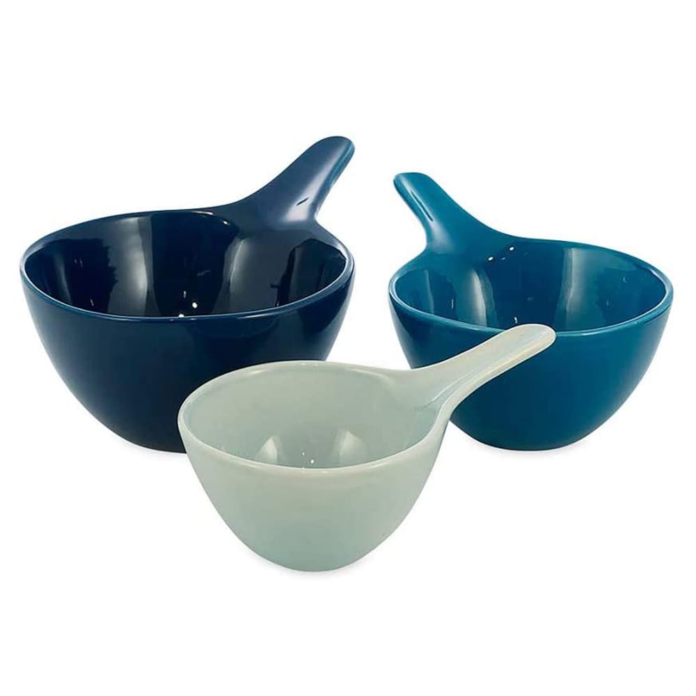Your Choice Kitchen Prep nesting bowls Bowls with Handles Set of 3 ...