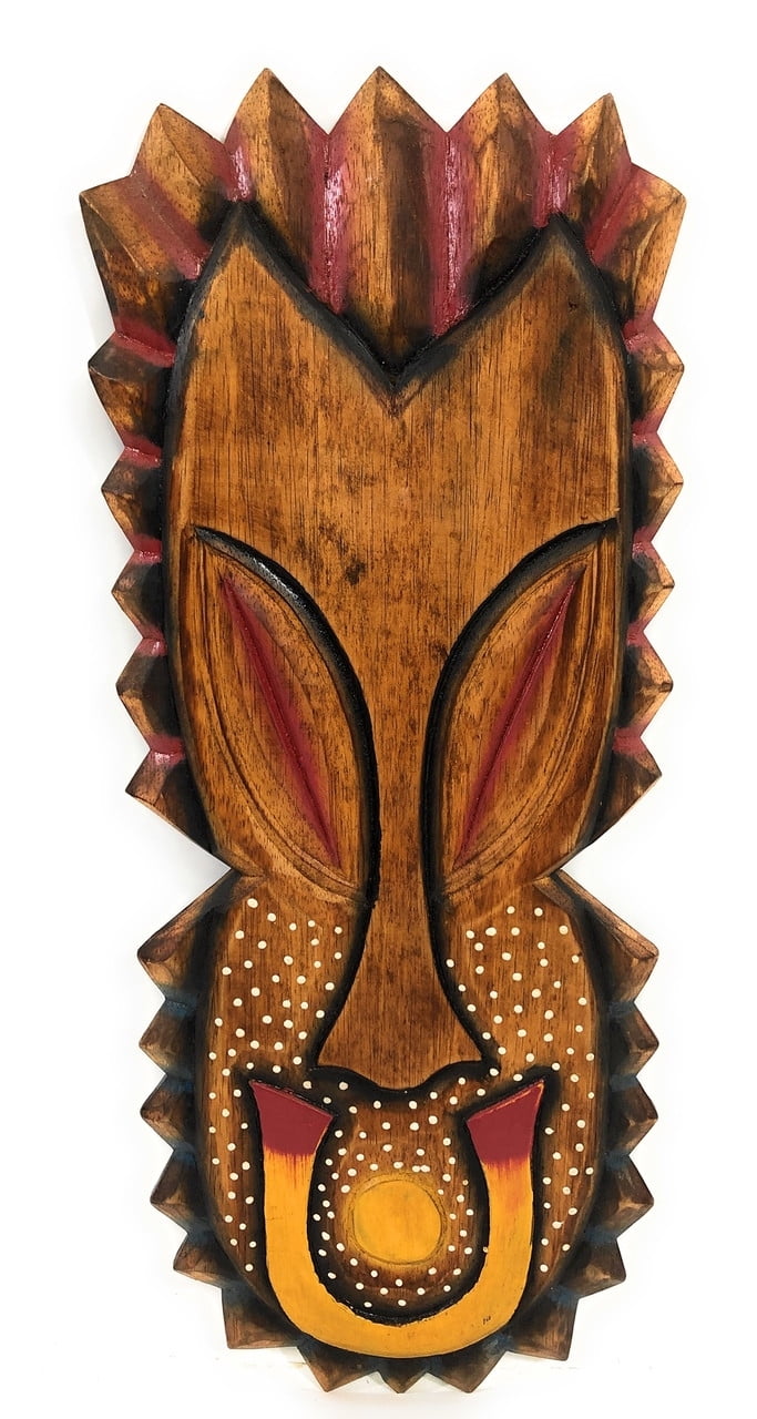 Tiki Shield Wall Plaque Mask 20" - Tropical Decor Accent | #dpt512850 ...
