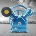Miumaeov 5.5HP Twin Cylinder Air Compressor Pump Head 21CFM Double ...