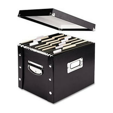 Globe-Weis Index Card File Box Black Agate 1000 Card Capacity (GLW 94 ...