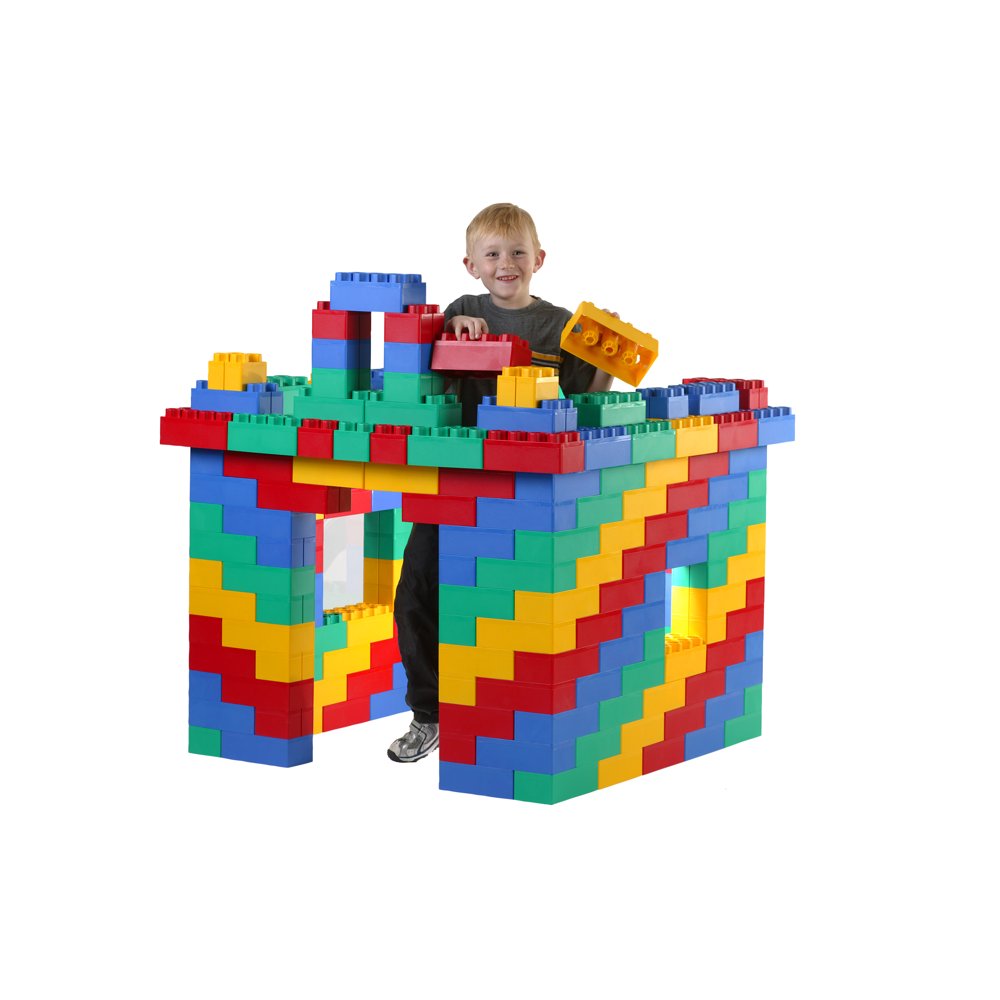 Jumbo Blocks 196 Piece Educational Learning Set with Jumbo Numbers ...