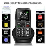 artfone C1+4G VoLTE SIM-Free & Unlocked Mobile Phones, Senior Basic Big Button Mobile Phones C1 ...