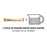 Maxim White Gold Instant Coffee - 100pks Packaging May Vary - Walmart.com