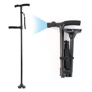 Drive Medical Lightweight Adjustable Folding Cane with T Handle ...
