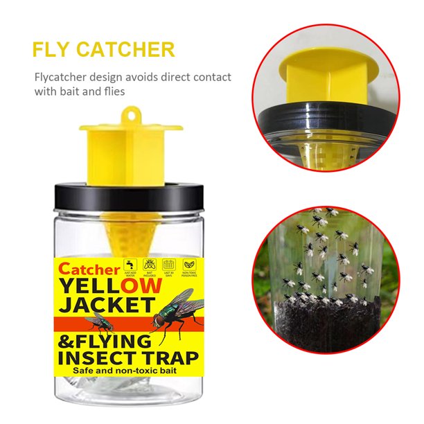 Lutabuo Fly Bag Trap Non-Toxic And Non-Hazardous Net Trap for Parks ...