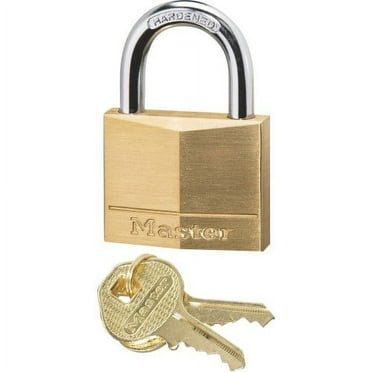 Master Lock 140D Brass Padlock Keyed Different 4-Pack - Walmart.com
