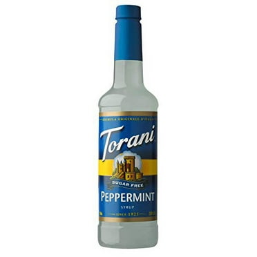 Torani No High Fructose, Pure Cane Sugar Peppermint Syrup, 25.4 fl oz ...