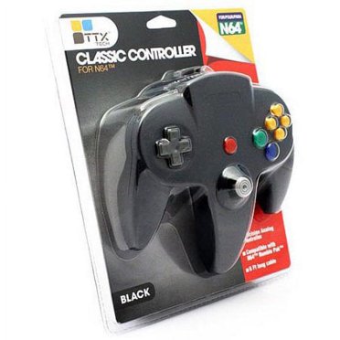 TTX Tech N64/Nintendo 64 Classic Controller OG, Green - Walmart.com