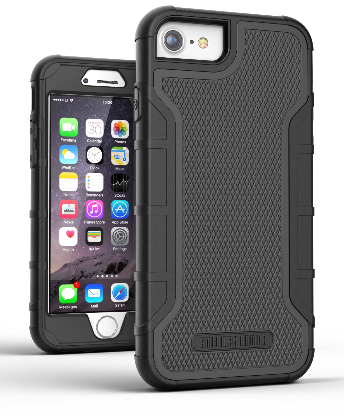 Apple Iphone 7 Tough Case W/ Built In Screen Protector, (Heavy Duty ...