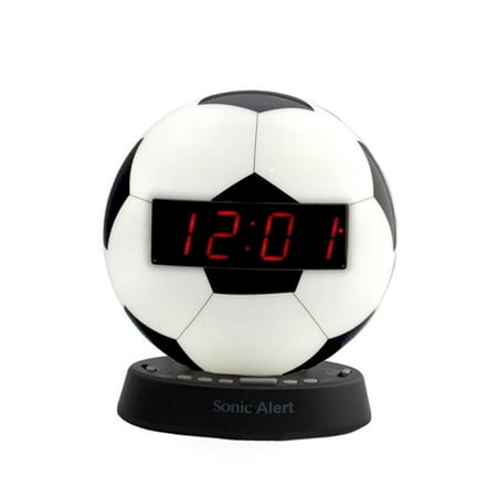Sonic Alert SBW100SB The Sonic Glow Soccer Ball Alarm Clock with ...