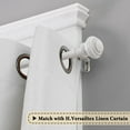 H.VERSAILTEX Window Curtain Rod Set 28 - 48" 3/4 Inch Diameter Small ...