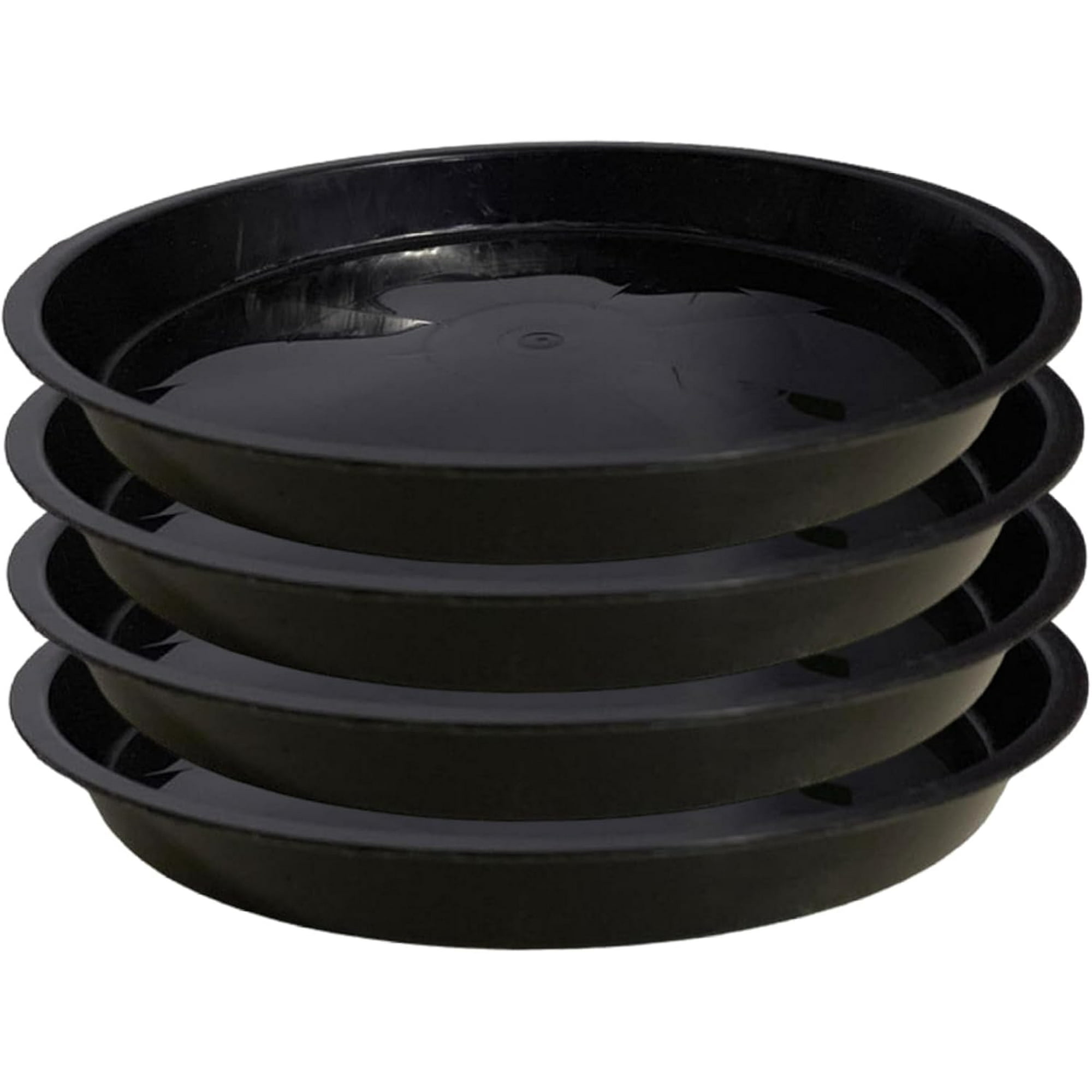 Click here for Salafire 4pcs 16 Inch Plant Saucer Round Black Pla... prices