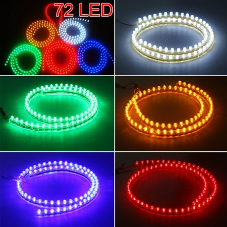 28.4 inch LED Strip Lights,Waterproof Flexible Strip Lights Color ...