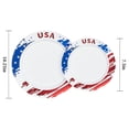 Paper Plates Red/Blue/White 60PCS Patriotic Holiday Party Use - Walmart.com