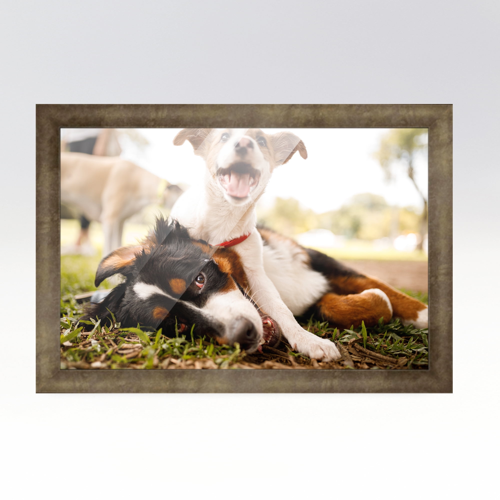 14x10 Frame Silver Real Wood Picture Frame Width 1.25 inches | Interior ...