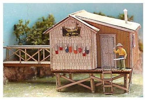 Bar Mills HO Scale Model Railroad Building/Structure Kit - The Fishing ...