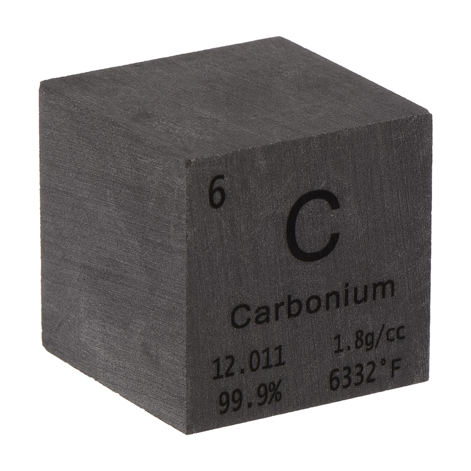 Cubo de tungsteno Uxcell Elemento metálico de alta densidad Bloque puro ...