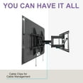 "USX MOUNT Full-Motion Wall Mount for 42-90"" TVs, 6 Arm, Tilt & Swivel ...